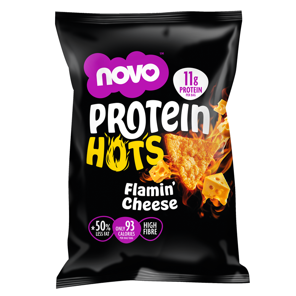 COMING SOON - Novo Protein Hots Flamin' Cheese 45g 6pcs/pack ...