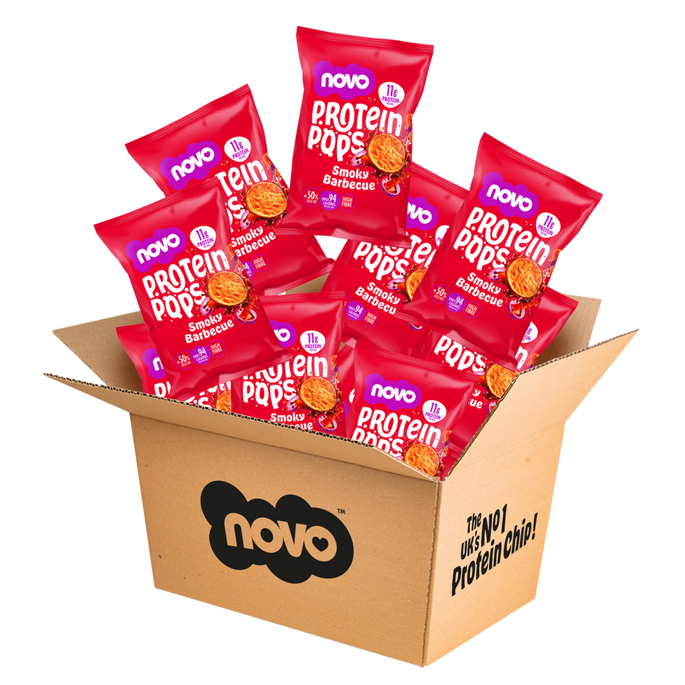 Novo 45g Protein Pops Smoky Barbecue 18pcs/Box – novonutrition
