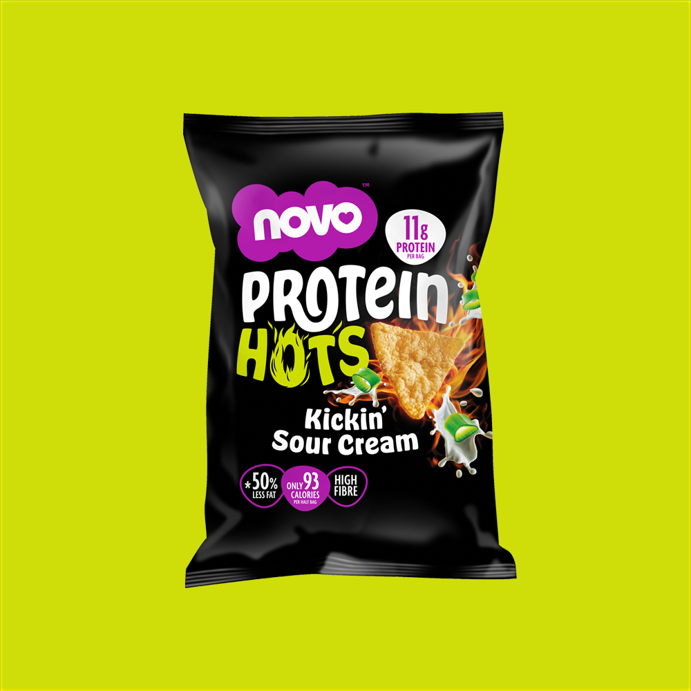 Novo Protein Hots Kickin' Sour Cream 45g 6pcs/pack – novonutrition